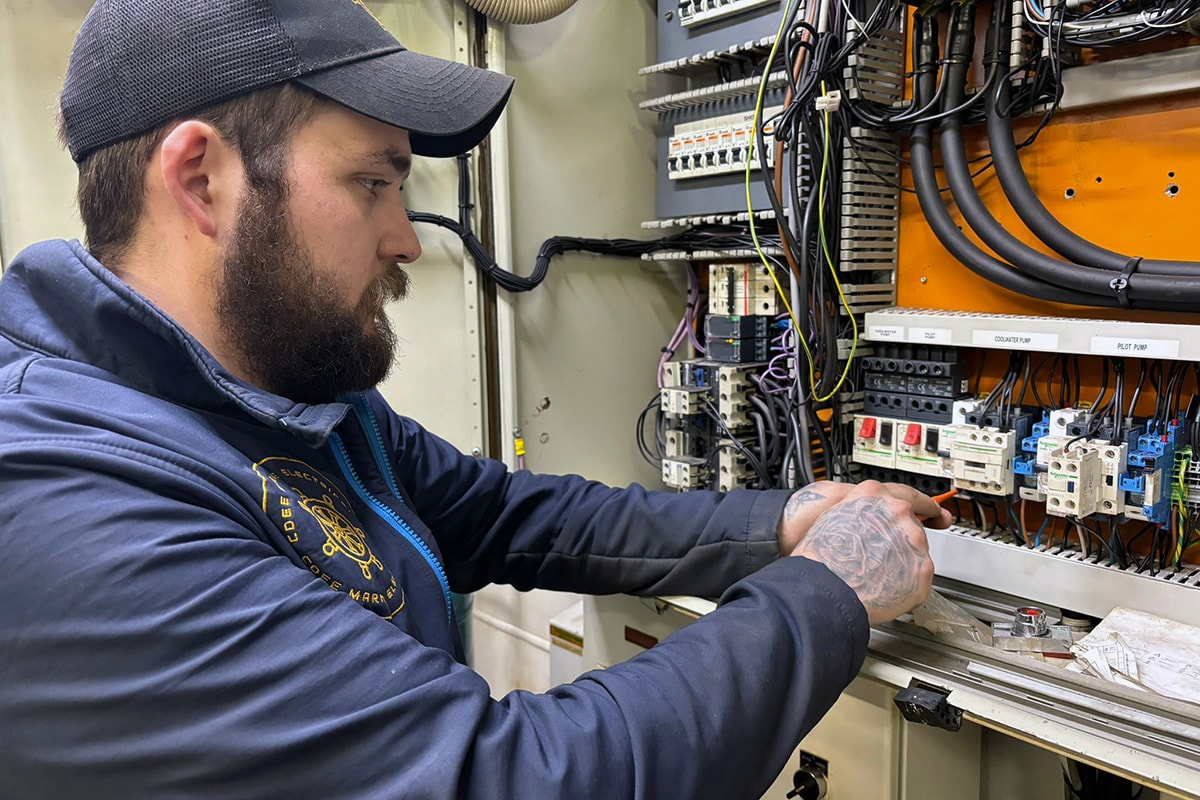 A Day In The Life Of: Marine electrician Connor McClelland - Fishing News