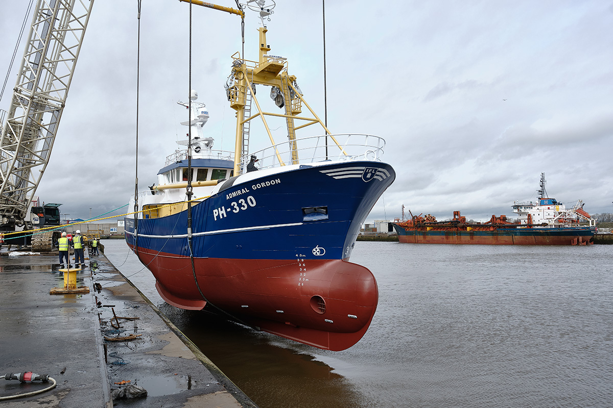 Admiral Gordon Launched - Fishing News